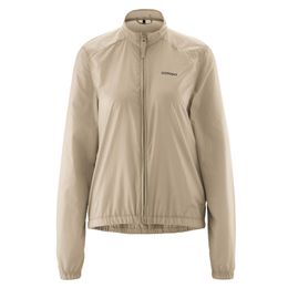 Windbreaker Gonso "Adventure Jacket Wind W", Damen, Gr. 44, cream, 90% Polyamid, 10% Polyester, Jacken Windbreaker, Damen Windjacke, leichte u. winddichte Fahrradjacke, geringes Packma&szlig;