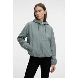 Outdoorjacke Only "ONLCAMILLE SHORT JACKET CC OTW", Damen, Gr. XL, abyss, Web, Obermaterial: 100% Polyester, unifarben, normal, elastischer Bund, Jacken Outdoorjacke, mit elastischem B&uuml;ndchen