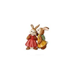 Osterhase Goebel "Hasenm&auml;dchen das Geheimnis", bunt, B:5,5cm H:11,5cm T:10,5cm, Steingut, Dekofiguren, Osterhase