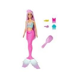 Mattel Barbie Meerjungfrauen-Puppe mit langen Haaren 18 cm lange Fantasy-Haare