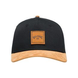 Snapback Cap Billabong "Stacked", Herren, schwarz (schwarz, tan), Kunstfaser, Caps Snapback Cap