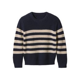lupilu&reg; Kinder Strickpullover (navy/beige, 122/128) 100396066003