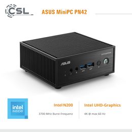 ASUS Mini-PC "Mini-PC ASUS PN42 Intel N200 Windows 11", schwarz, Microsoft Windows 11 Pro (64 Bit), 8 GB RAM 500 GB SSD, Desktop-PCs, Mini-PC