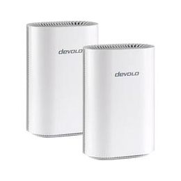 Devolo WiFi 7 Mesh BE6500 2-Pack, Router wei&szlig;, 2x WiFi 7 Mesh BE6500