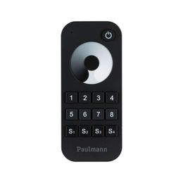 Paulmann LED-Streifen "Pro Funk Remote Single Color 8 channels 2.4GHz Wei&szlig;/Kunststoff", schwarz, B:5,35cm, Lichterketten, Fernbedienung, LED-Streifen