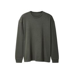 esmara Men Herren Geripptes Sweatshirt (Khaki, M (48/50)) 100395639006