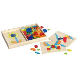 Steckstein Quadrat: ca. 30 x 30 x 30 mm Regenbogen-Legespiel: ca. 280 x 245 x 24 mm Regenbogen-Steck Playtive Holz Motorikspielzeug (Mosaik Spiel)"" 100390214004