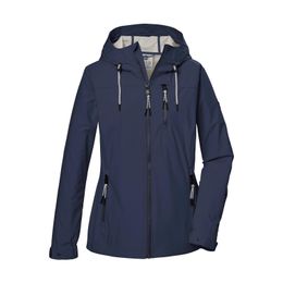 G.I.G.A. by Killtec Softshelljacke "GS 74 WMN SFTSHLL JCKT", Damen, Gr. 40, blau (navy), Oberseite: 100% Polyester;R&uuml;ckseite: 100% Polyester;Futter: 100% Polyester, G.I.G.A. DX BY KILLTEC, Jacken Softshelljacke, Damen Softshelljacke, wasserabweisend, winddicht, pflanzenbasiert