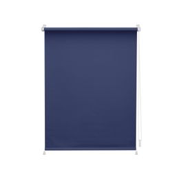LICHTBLICK Rollo Klemmfix, ohne Bohren, verspannt, Verdunkelung (Blau, 70 x 150 cm) 100333572030