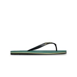 Badesandale Billabong "Tides Slice", Herren, Gr. 10 (43), emerald gr&uuml;n, Obermaterial:Obermaterial: 100% SEBS / Innensohle: 38% EVA, 33% EVA, 29% Gummi / Au&szlig;ensohle: 38% EVA, 33% EVA, 29% Gummi;, Schuhe Badesandale