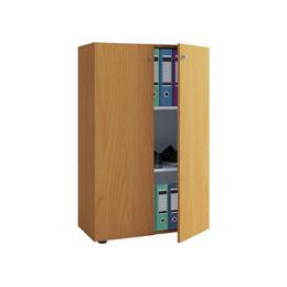 Vcm B&uuml;roschrank Lo, Buche, XL, mit Dreht&uuml;ren (mit Dreht&uuml;ren, Buche, XL) 100293428023