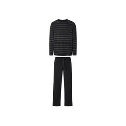Esmara Men Herren Pyjama (Schwarz, M (48/50)) 100398632002