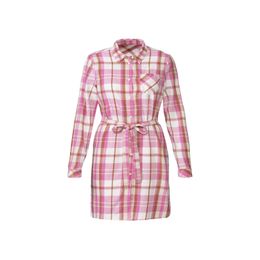 esmara&reg; Damen Longbluse aus Flanell (40, Karo/pink/wei&szlig;)"" 100366571018