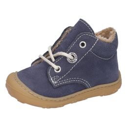 Lauflernschuh Pepino BY RICOSTA "Corany WMS: normal", M&auml;dchen, Gr. 25, blau (navy), Leder, Schuhe Lauflernschuh, Babyschuh mit Warmfutter, Gr&ouml;&szlig;enschablone zum Download