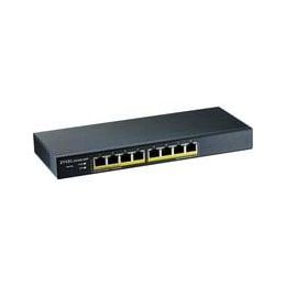 Zyxel GS1900-8HP V3 8P PoE Smart Switch schwarz, 77W PoE Budget