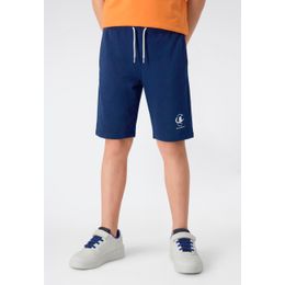 Cargoshorts Champion "Graphic Bermuda", Jungen, Gr. XXL (176), N-Gr, nava, Obermaterial: 100% Baumwolle, Hosen Cargoshorts, aus Baumwolle, f&uuml;r Children, sportlicher Stil, Topseller