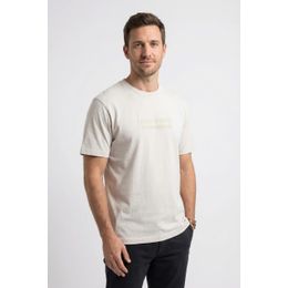 T-Shirt Napapijri "BOX LOGO", Herren, Gr. XL, wei&szlig; whisper, Jersey, Obermaterial: 100% Baumwolle, normal, Rundhals, Shirts T-Shirt, f&uuml;r sportliche Aktivit&auml;ten, Kurzarmdesign, Rundhalsausschnitt