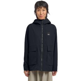 Funktionsjacke Jack Wolfskin "TERRACADE JKT W", Damen, Gr. XS, blau (schwarz, navy), Obermaterial: 100% Polyester, Jacken Funktionsjacke
