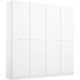 Dreht&uuml;renschrank Rauch "Kleiderschrank Schrank Garderobe Garderobenschrank Stauraumwunder MODI", wei&szlig;, B:181cm H:210cm T:54cm, Holzwerkstoff, Schr&auml;nke, Dreht&uuml;renschrank, optional mit Spiegel MADE IN GERMANY