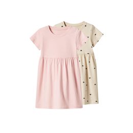 lupilu&reg; Kinder Kleider, 2 St&uuml;ck (beige/rosa, 98/104) 100400675004