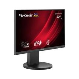 Viewsonic VG2208A, LED-Monitor 54.5 cm (22 Zoll), schwarz, FullHD, IPS, USB-Hub, 100Hz Panel