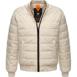 Bomberjacke Ragwear "Bolerojacke Bombina", Damen, Gr. XS, beige (ecru), Obermaterial: 100% Polyester PES. Obermaterial: Futter: 100% Polyester PES. 100% Polyester PES., Jacken Bomberjacke