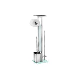 Wenko Stand WC-Garnitur Debar (Edelstahl matt) 100393943002