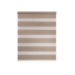 LICHTBLICK Duo Rollo Klemmfix, oh, Taupe, 75x150 cm (Taupe, 75x150 cm) 100313040139