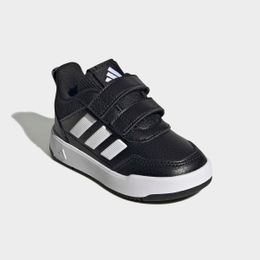 Sneaker adidas Sportswear "TENSAUR SPORT 3.0 KIDS", M&auml;dchen, Gr. 24, core schwarz, ftwr wei&szlig;, core schwarz, Synthetik, Textil, Schuhe Sneaker, f&uuml;r Kinder, mit Klettverschluss
