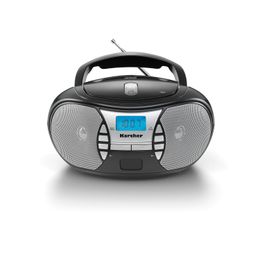 K&auml;rcher Karcher RR 5025 tragbarer CD-Player mit UKW Radio (Schwarz) 100276366001