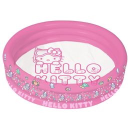 Hello Kitty"" Hello Kitty 3-Ring-Pool, pink transparent, 122 x 23 cm"" 100373713