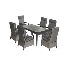 bellavista - Home & Garden&reg; Dining-Set Sydney / Dallas (6 Hochlehner-Sessel Dallas) 100391116002