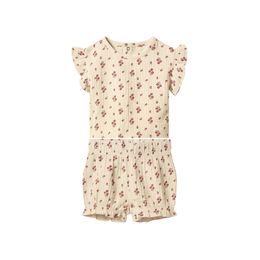 lupilu&reg; Baby M&auml;dchen Set 2tlg. (T-shirt + Shorts) (Creme, 62/68) 100400622002