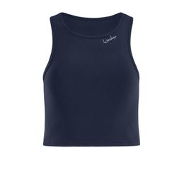 Tanktop WINSHAPE "AET135LS", Damen, Gr. L, grau (anthrazit), 85% Polyester, 15% Elasthan, Rundhals, Tops Tanktop, Functional Light and Soft