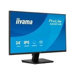 iiyama ProLite X2491HS-B1, LED-Monitor 60.5 cm (23.8 Zoll), schwarz (matt), FullHD, IPS, HDMI, DP, Lautsprecher, 120Hz Panel