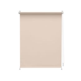 LICHTBLICK Rollo Klemmfix, ohne Bohren, verspannt, Verdunkelung (Creme, 60 x 150 cm) 100333572038