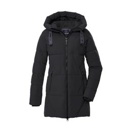 G.I.G.A. by Killtec Steppmantel "GW 30 WMN QLTD PRK", Damen, Gr. 42, schwarz, Obermaterial: 100% Polyester;Futter: 100% Polyester;F&uuml;llung: 100% Polyester, G.I.G.A. DX BY KILLTEC, M&auml;ntel Steppmantel, Wasserabweisender, atmungsaktiver Steppparka mit gro&szlig;er Kapuze