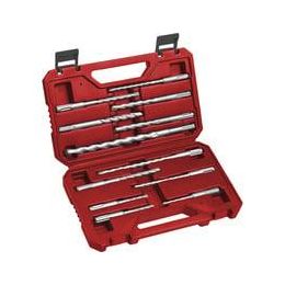 kwb Hammerbohrer-Satz SDS-plus, 12-teilig rot, &Oslash; 5-14mm, Transportkoffer