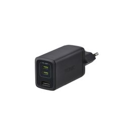 TRONIC&reg; Schnellladeger&auml;t GaN 2x USB-C und USB-A 45W (Schwarz) 100393888001