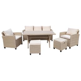 88 bellavista - Home & Garden&reg; Dining-Lounge Prato (Typ 2 (Sofa, 2 Sessel, beige), Beige)"" 100373373004