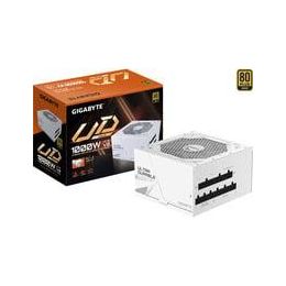Gigabyte GP-UD1000GM PG5 V2 ICE, PC-Netzteil wei&szlig;, 1x 12-Pin High Power GPU, 5x PCIe, Kabel-Management, 1000 Watt