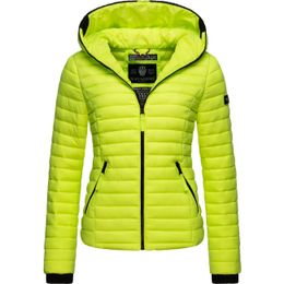 Steppjacke Navahoo "&Uuml;bergangsjacke Kimuk", Damen, Gr. XS, gr&uuml;n (neon gr&uuml;n), Obermaterial: 100% Nylon NY. Obermaterial: Futter: 100% Polyester PES. 100% Polyester PES., Jacken Steppjacke