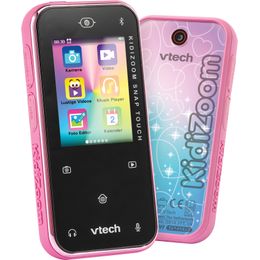Kinderkamera Vtech "KidiZoom Snap Touch pink", pink, Fotokameras, KinderB:6cm H:12cm T:1,6cm, Kinderkamera, im coolen Smartphone-Format, B:6cm H:12cm T:1,6cm