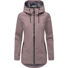 Parka Ragwear "Kurzmantel Zuzka Sport", Damen, Gr. 3XL, rosa (mauve), Obermaterial: 100% Polyester PES. Obermaterial: Futter: 100% Polyester PES., Jacken Parka