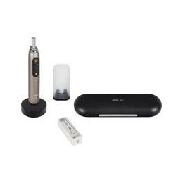 Braun Oral-B iO Series 10 , Elektrische Zahnb&uuml;rste gold/schwarz, Lunar Gold