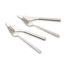 ECHTWERK Pizzabesteck Set "Bari" (Silber, 4tlg) 100338118001