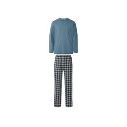 esmara Men Herren Pyjama (Karo/blau, L (52/54)) 100398408007