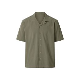 esmara Men Herren Freizeithemd kurzarm (Khaki, XXL (45/46)) 100400807010