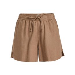Bermudas Roxy "Lekeitio Break", Damen, Gr. XL, portabella, Obermaterial:55% Leinen, 45% Viskose;, Hosen Bermudas