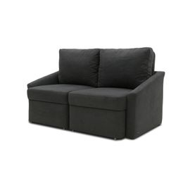 Domo Schlafsessel &raquo;Relax Box&laquo;, mit Boxspringfederung (Schlafsofa, 168 x 96 cm, Dunkelgrau) 100393780004